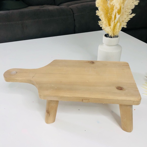Kitchen | Wood Paddle Riser Rectangular Riser Charcuterie Board | Poshmark